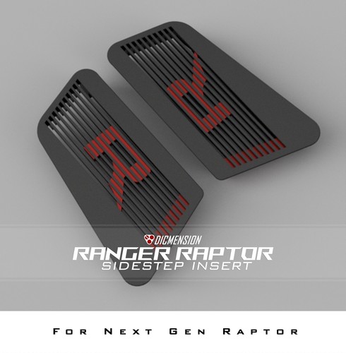 Ford Next gen Ranger Raptor side step insert | eBay