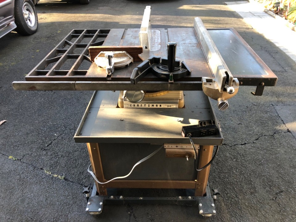 Vintage Craftsman Model 100 Table Saw | eBay