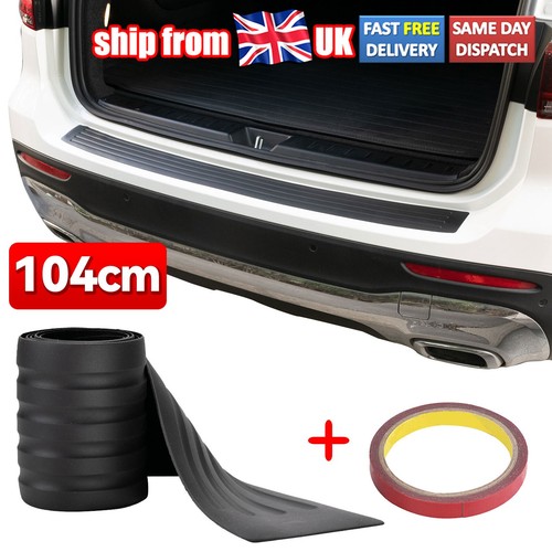 104cm Car Rear Boot Trunk Bumper Protector Protector Guard Trim Cover ...