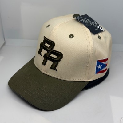 PUERTO RICO BASEBALL PR 3-D EMBROIDERED - PR FLAG & LETTERS AT SIDE ...