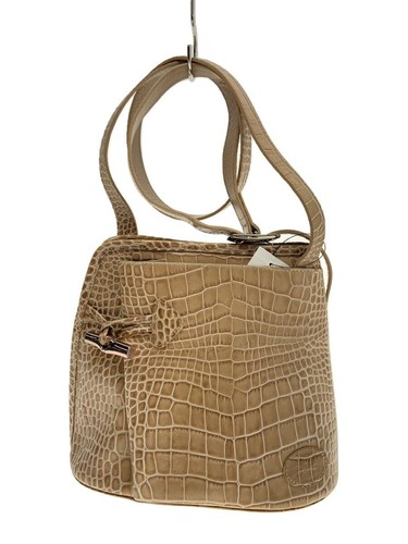 LONGCHAMP Shoulder Bag Leather BEG Animal | eBay