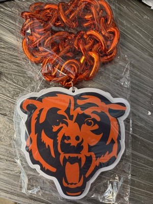 Chicago Bears Big Giant 3D Foam Chain Necklace 33.5" NFL Tailgate ...
