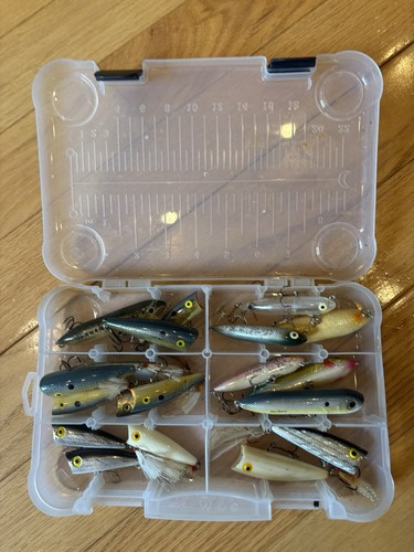 Vintage Lot Of Lures-Rebel Pop R-Zara Puppy-Super Spook Jr- Chug N ...