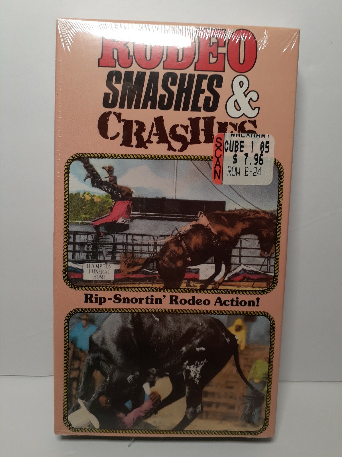 Rodeo Smashes & Crashes - VHS Tape - Bull Riding / Sports - Bareback ...