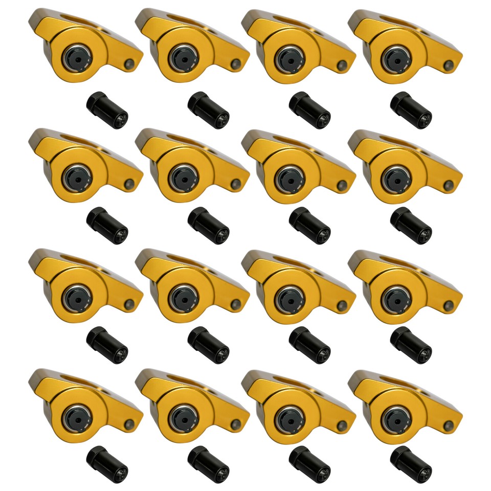 Fits Chevrolet SBC 350 400 1.5 Ratio 7/16" Aluminum Full Roller Rocker ...