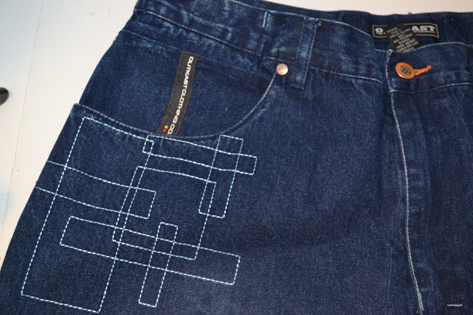 Rare Outkast Men's Jeans With Art Deco Embellishments… - Gem