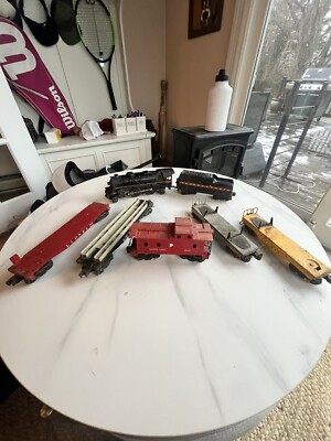 Lionel # 250 Scout Steam Locomotive w/250T Tender Flat Bed Cars And ...