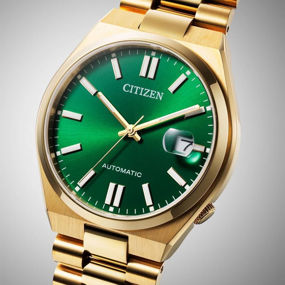 Citizen Tsuyosa NJ0152-51X Automatic Sapphire Green Dial Men's Watch | eBay