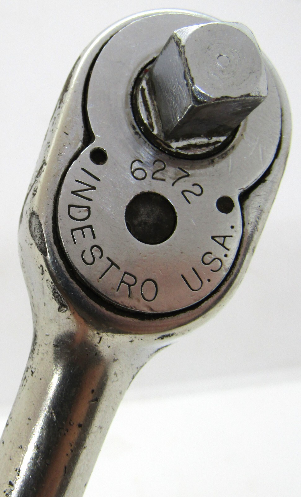 Vintage INDESTRO 6272 3/8" Drive Ratchet Knurled Grip USA Made | eBay