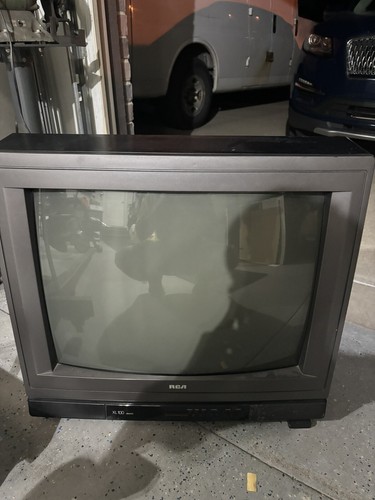 VINTAGE 25” CRT TELEVISION BY RCA/RETRO GAMING TV - XL 100 - WORKS - NO ...