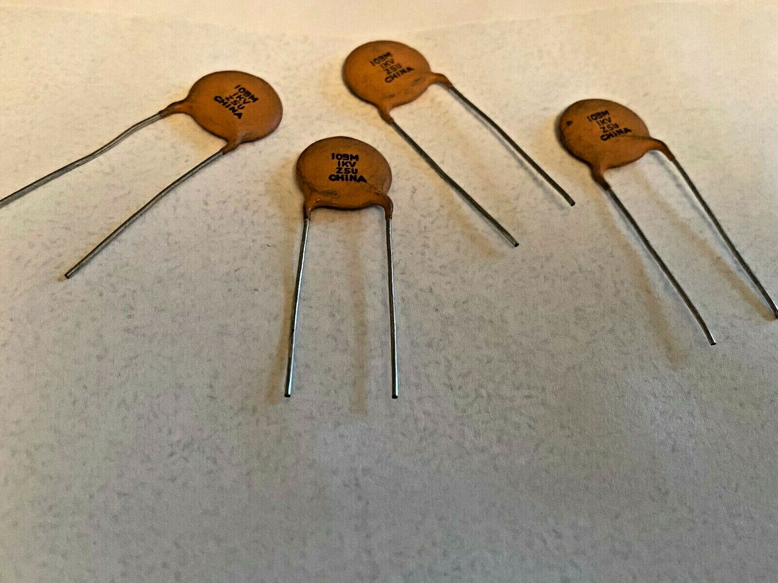 25pc .01uF 1kV 20% Z5U Ceramic Disc Capacitor - D10325Z5UNABEM New! | eBay