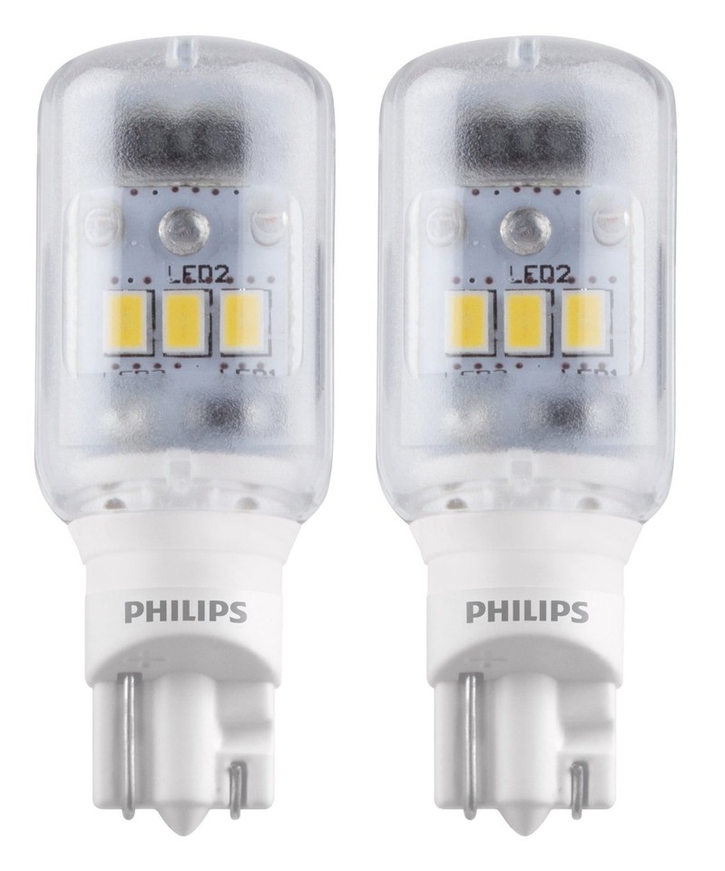 2x Philips 6000K W16W T16 579 904 906 916 917 920 922 LED Light Bulb ...