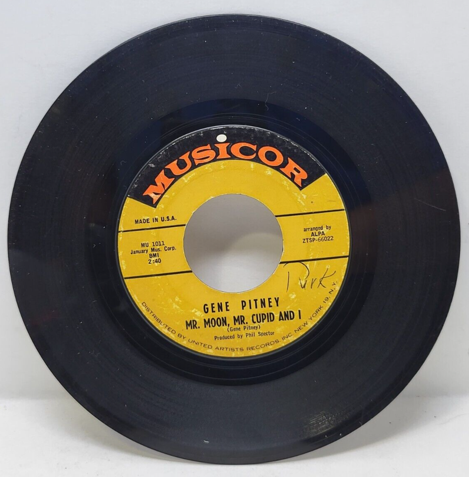 Gene Pitney Every Breath I Take / Mr. Moon, Mr. Cupid and I 45 RPM 7 ...