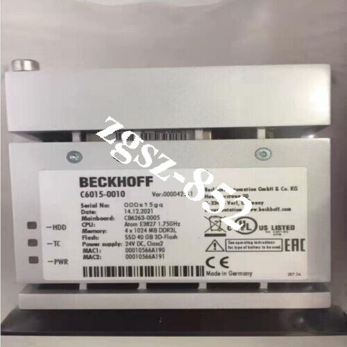 BECKHOFF C6015-0010 Industrial PC Real-time Motion Control System Brand ...