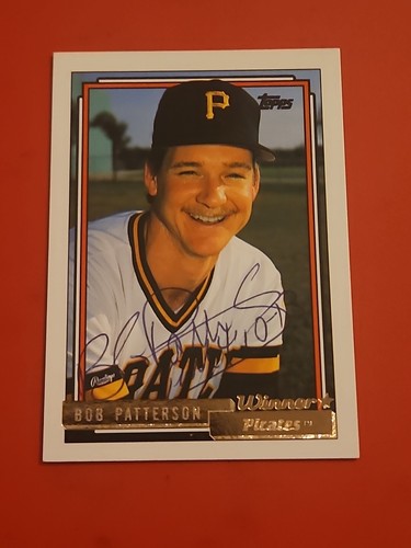 ⚾️1992 Topps Set BOB PATTERSON GOLD WINNER PARALLEL #263 PIRATES | eBay