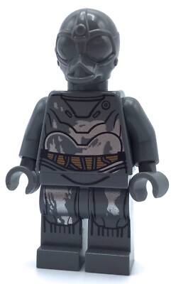 LEGO RA-7 Protocol Droid (Dark Bluish Gray) Star Wars Rebels Minifigure ...