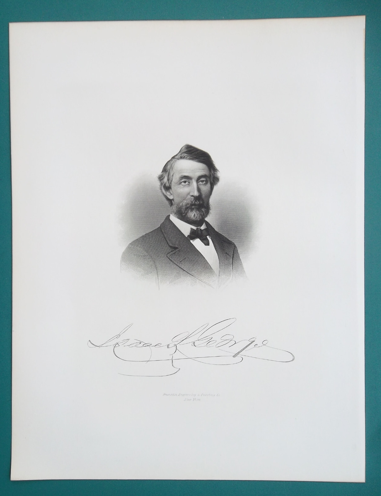 ISAAC GEORGE Baltimore Shoe Business + Traders Nat'l Bank President ...