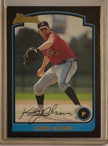 2003 Bowman Gold First Year #298 Bubba Nelson Atlanta Braves Baseball ...