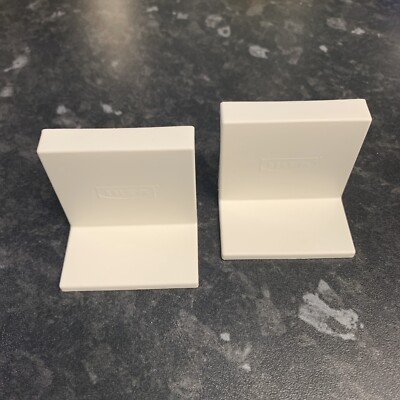Ikea 115754 White Plastic Clips For Kallax Shelving Unit (Pair) | eBay