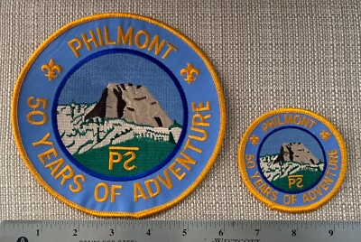PHILMONT RANCH 50th Boy Scout JACKET & PARTICIPANT PATCH 50 Years of ...