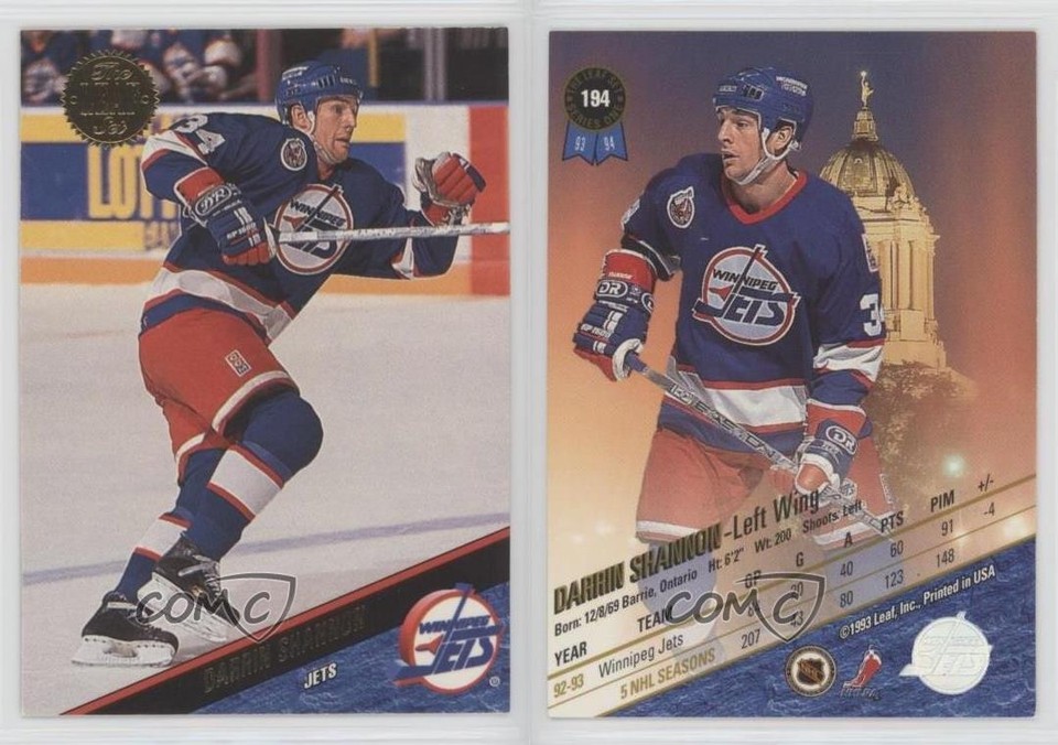 1993-94 Leaf Darrin Shannon #194 7d2 | eBay