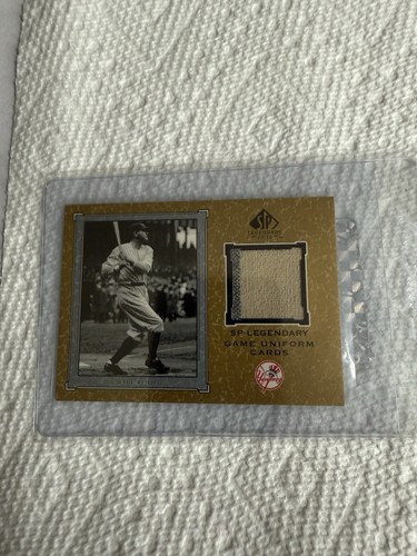 2001 Legendary Cuts Babe Ruth Jersey Card SSP Yankees | eBay