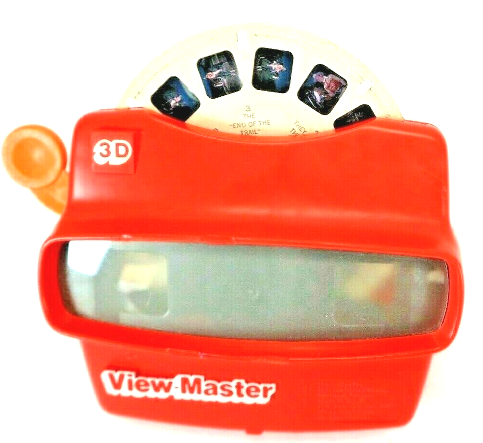 Vintage Red View Master 3D And 3 Reels Roy Rogers Gene Autry Micky ...