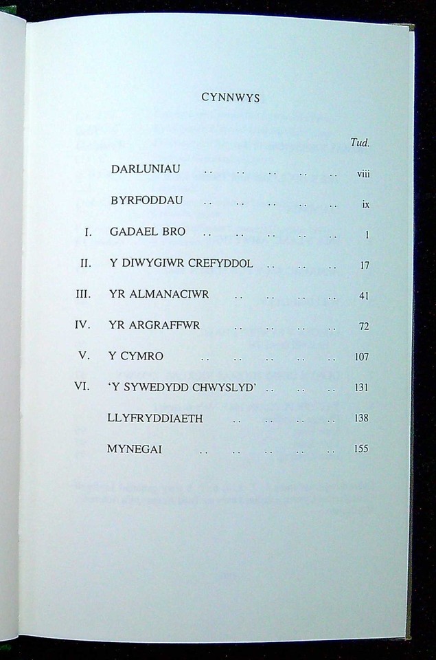 Jenkins, Geraint H. THOMAS JONES YR ALMANACIWR Hardback Book | eBay UK