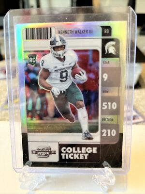 2022 KENNETH WALKER III ROOKIE CARDS (PICK YOUR CARD )SPARTANS SEAHAWKS ...