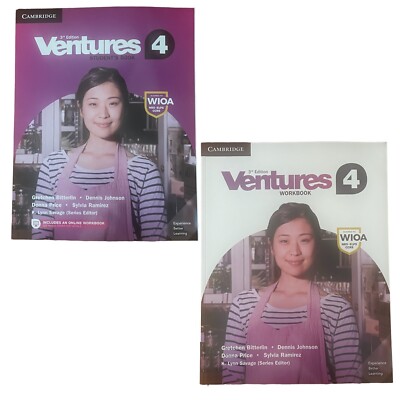 Cambridge Ventures 4 Workbook and Student's Book Value Pack 3rd Edition | eBay