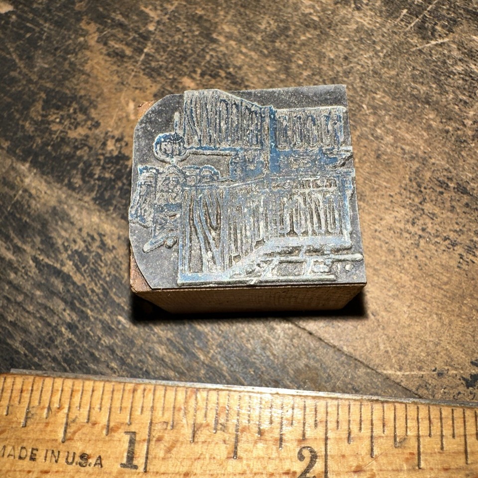 Print Block ( Kitchen Scene?? ) | eBay