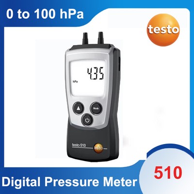 Testo 510 Auto Digital Differential Gauge Manometer Air Pressure Meter ...