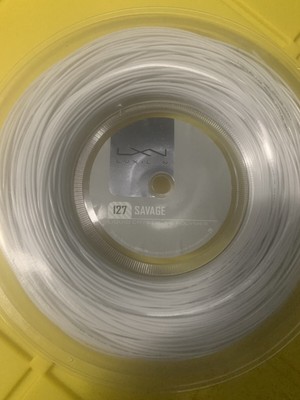 Tennis String Reels. Luxilon Savage White. 127. Reel | eBay