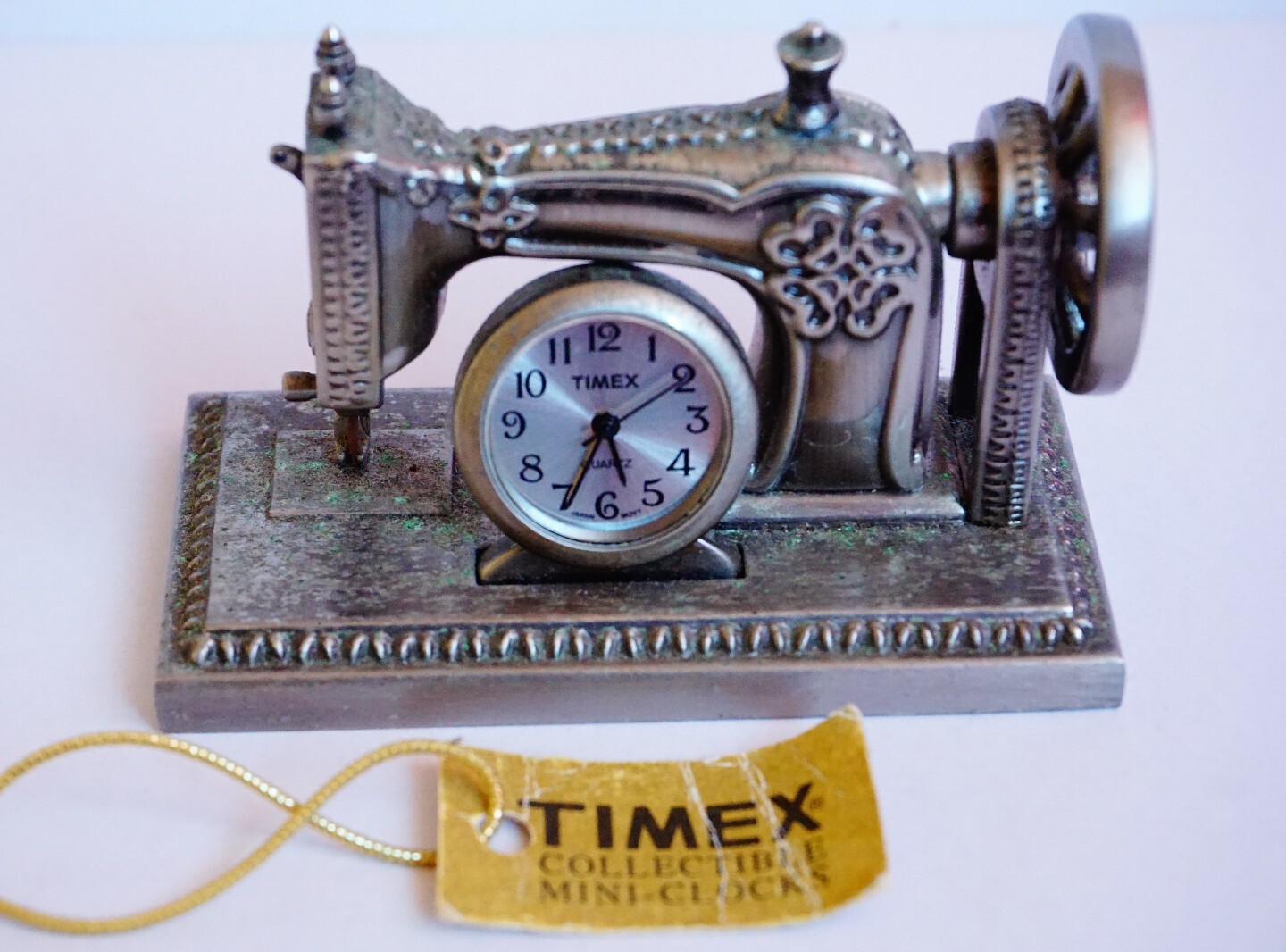 Timex Collectible Mini Clock Sewing Machine - Timex Quartz Japan Movt ...