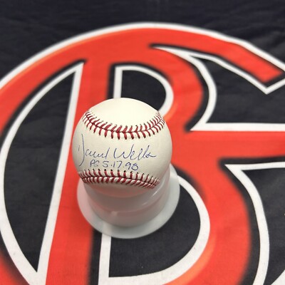 David Wells Autographed New York Yankees Perfect Game Inscribed OMLB ...