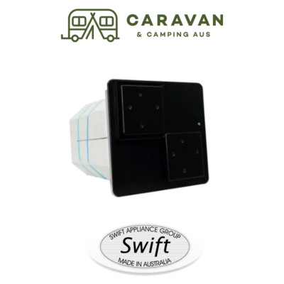 Swift 28L HWS Gas / Electric Hot Water System Black Door Facia Caravan ...