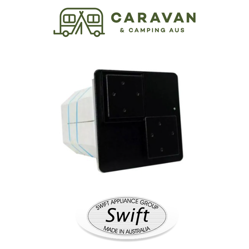 Swift 28L HWS Gas / Electric Hot Water System Black Door Facia Caravan ...