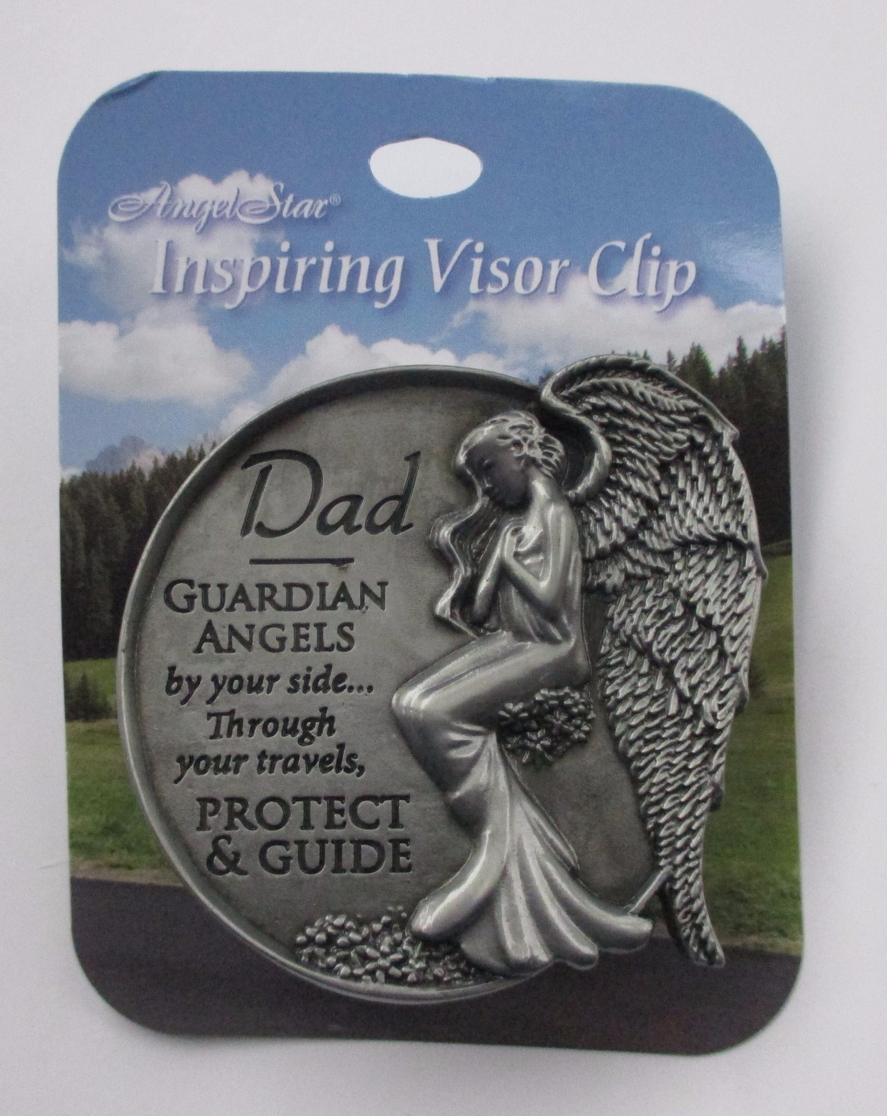 AngelStar E7 Car Travel Inspiring Visor Clip Guardian Angel â Dad 15681 ...