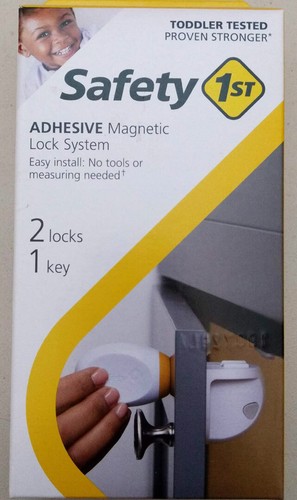Safety 1st Adhesive Magnetic Lock System - 2 Locks & 1 Key NEW | eBay