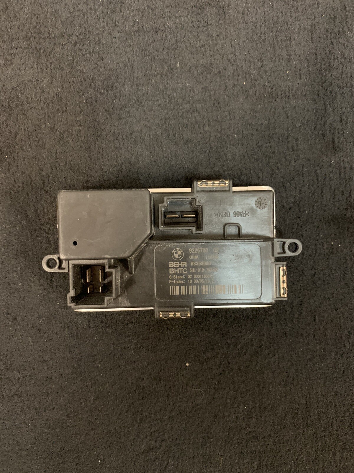 BMW AC Blower Motor Regulator Resistor 64119226780 9226780 OEM | eBay