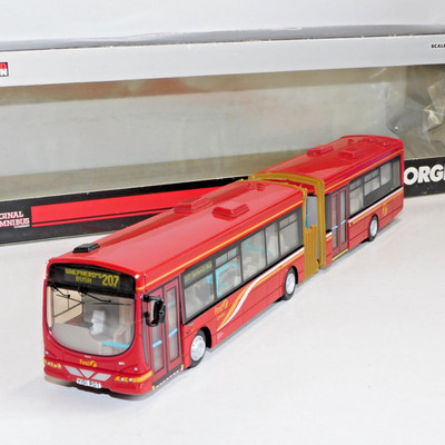 OOC WRIGHT ECLIPSE FUSION BENDY BUS FIRST LONDON ROUTE 207 1/76 OM41304 ...