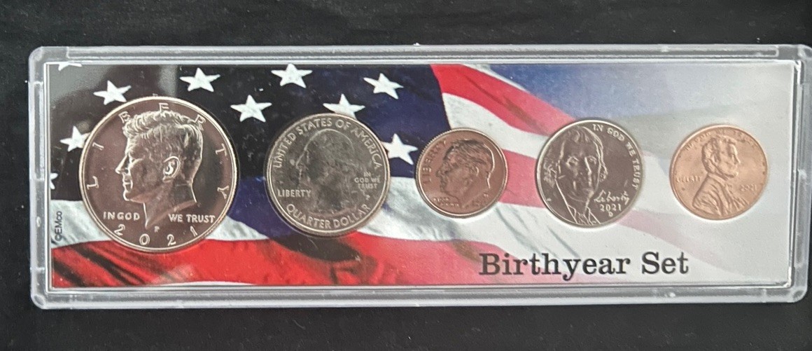 2021 Birth Year Set 5 Bright Uncirculated Coins FREE SHIPPING | eBay