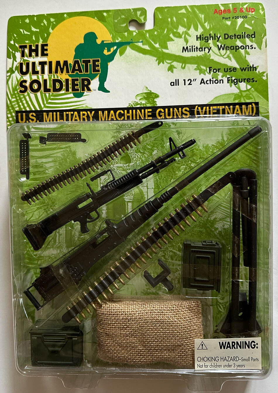 ULTIMATE SOLDIER 1/6 SCALE 12" US MILITARY MACHINE GUNS (VIETNAM) SET ...