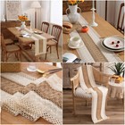 TtS Jute Hessian Table Runner with Tassels Natural Burlap Wedding ...