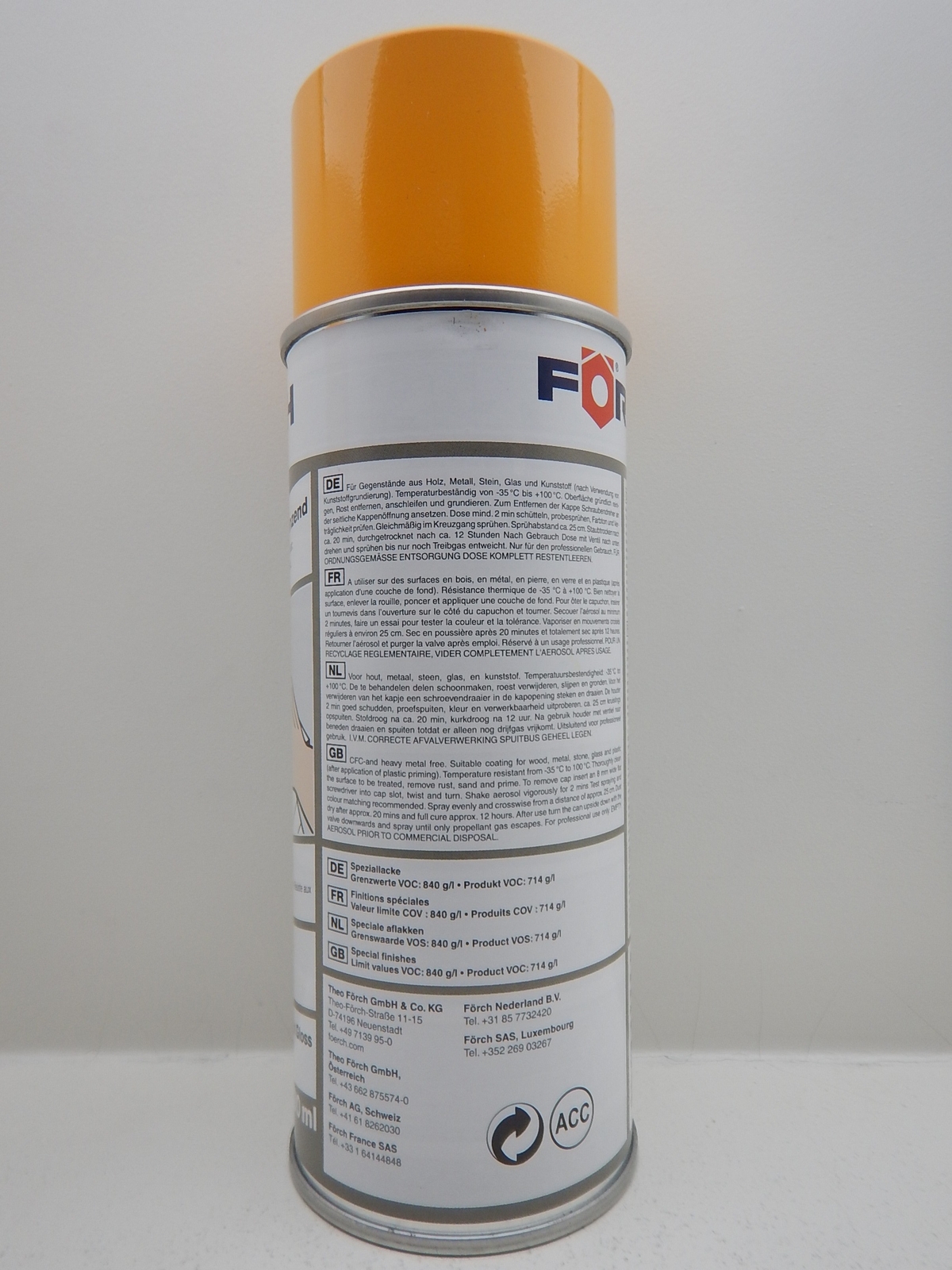KFZ LACK RAL AUTOLACK LKW SPRAYDOSE SPRÜHDOSE LACKSPRAY FARBE 400ML ...