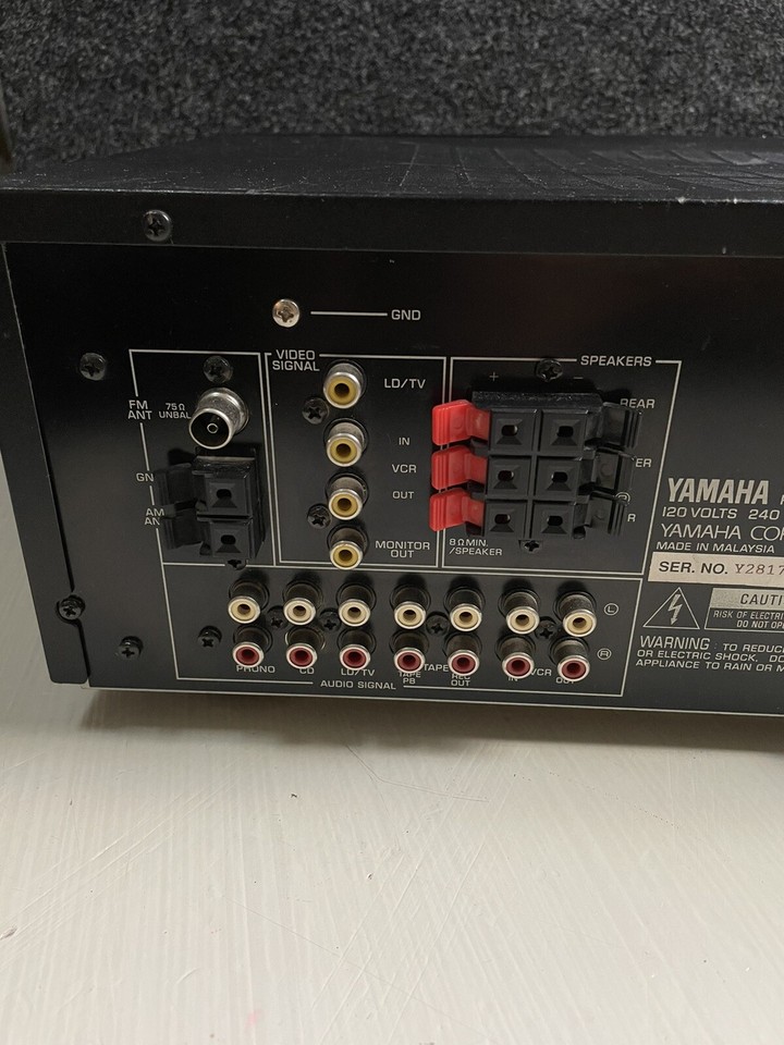 Yamaha RX-V490 Natural Sound 5.1 Channel A/V Stereo Receiver As Is ...
