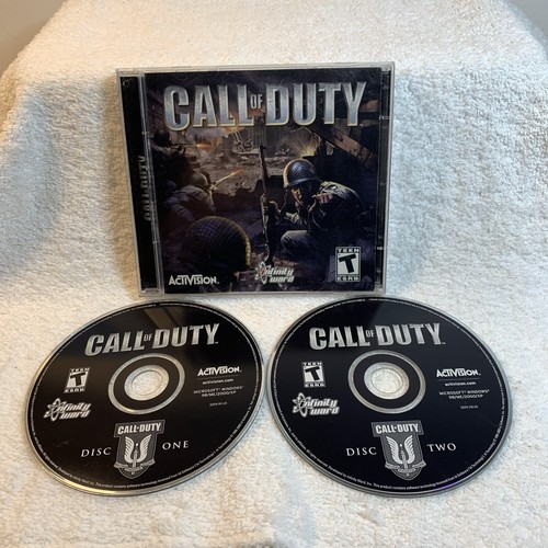 Original Call of Duty 1 PC CD-ROM 2003 Activision Infinity Ward Windows ...