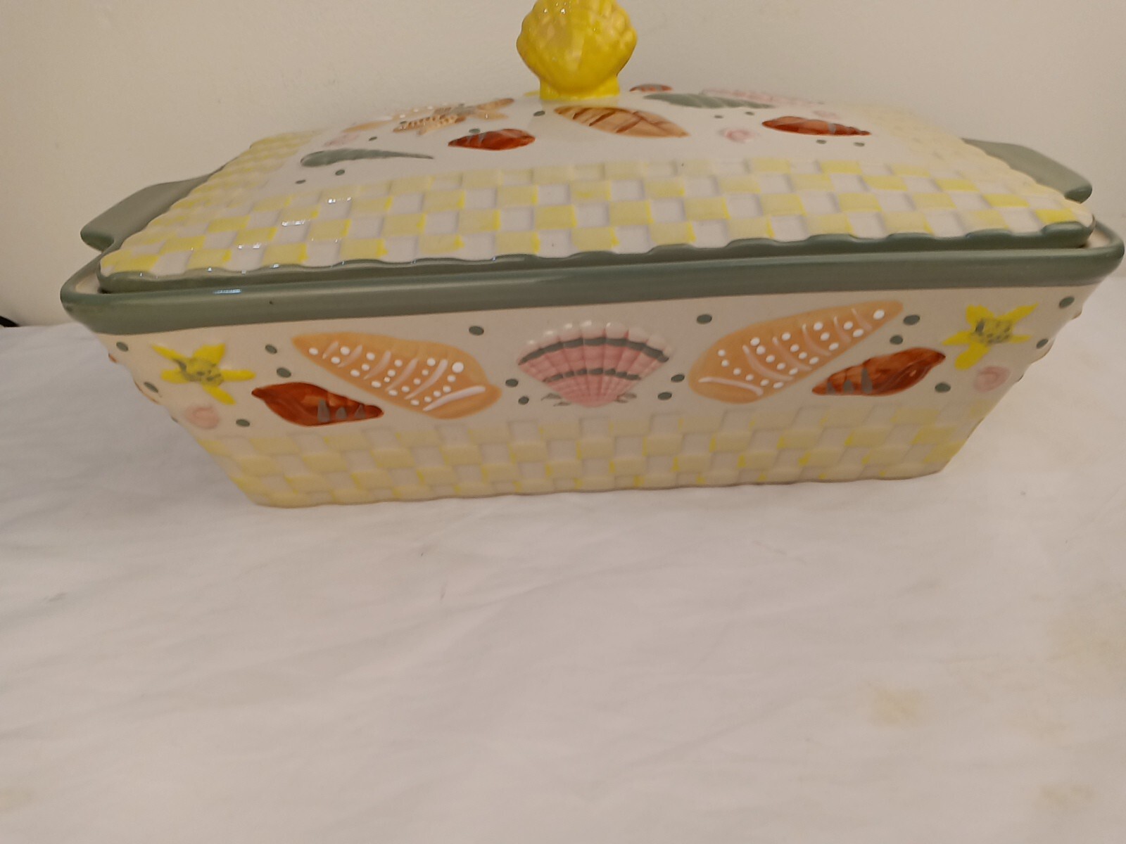 Temp-tations by Tara Summer Shells 2 QT Baking Dish with Cover ...