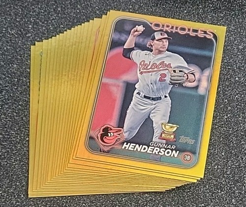 2024 TOPPS SERIES 2 GOLD FOIL PARALLELS - SINGLES, YOU PICK *see ...