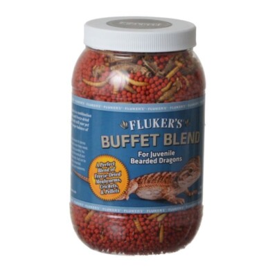 Flukers Buffet Blend for Juvenile Bearded Dragons 4.4 oz 91197760518| eBay